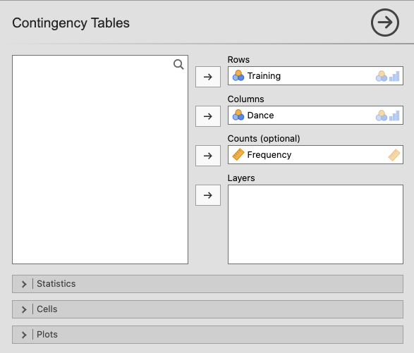 From SPSS to jamovi: Analysis of frequencies — jamovi Documentation